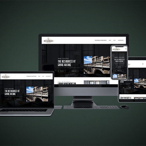 The Residences At Grove Arcade Website Design » Dolo Digital Portfolio